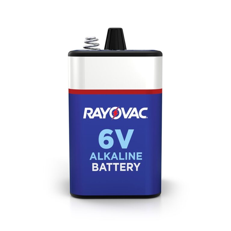 6v Batteries RAYOVAC 6 Volt Lantern Battery - Alkaline Spring Terminal ...