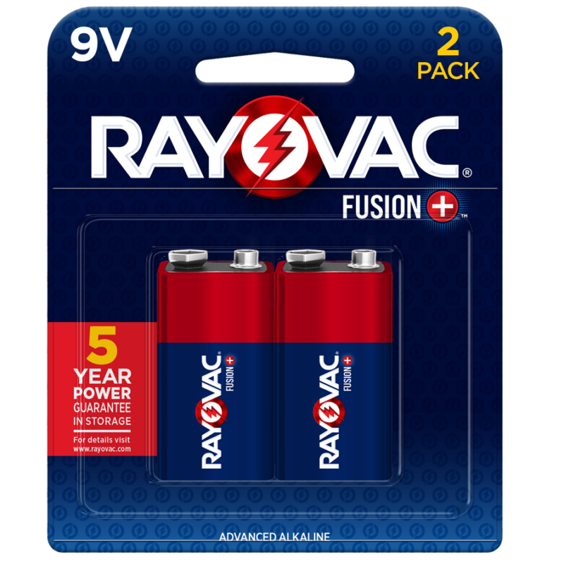 9V FUSION™ Advanced Alkaline Batteries - Rayovac