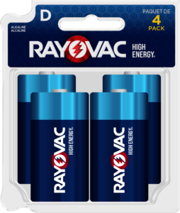 D HIGH ENERGY™ Alkaline Batteries - Rayovac