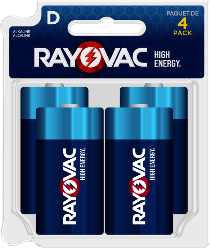 D HIGH ENERGY™ Alkaline Batteries - Rayovac