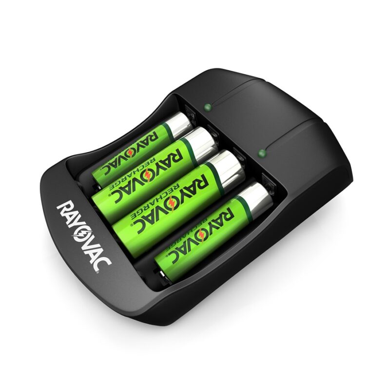 Recharge 4 Position AA/AAA Charger w/ Batteries - Rayovac
